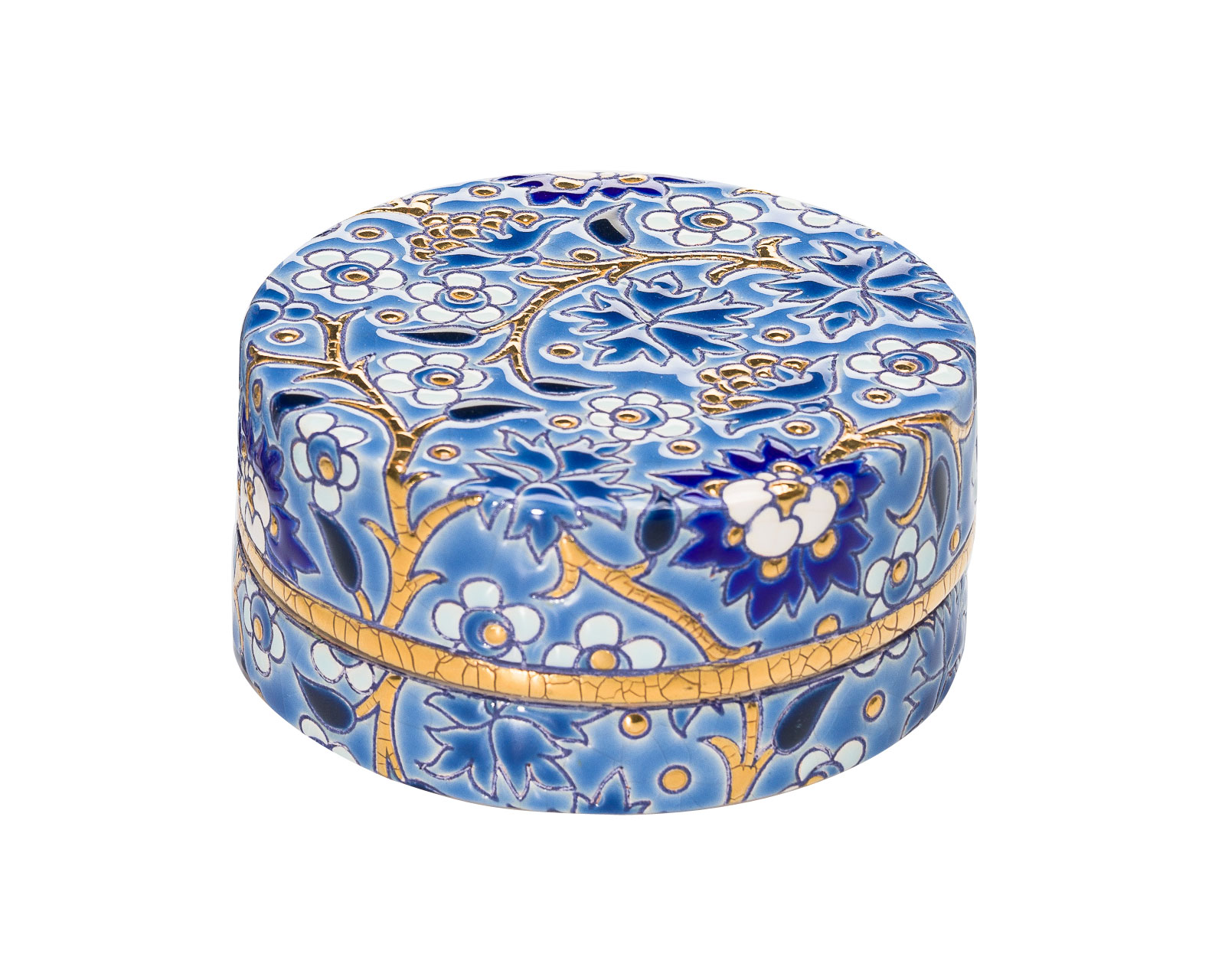 Caviar box PM - Decoration D5670 - Blue (Heritage) - Manufacture des ...